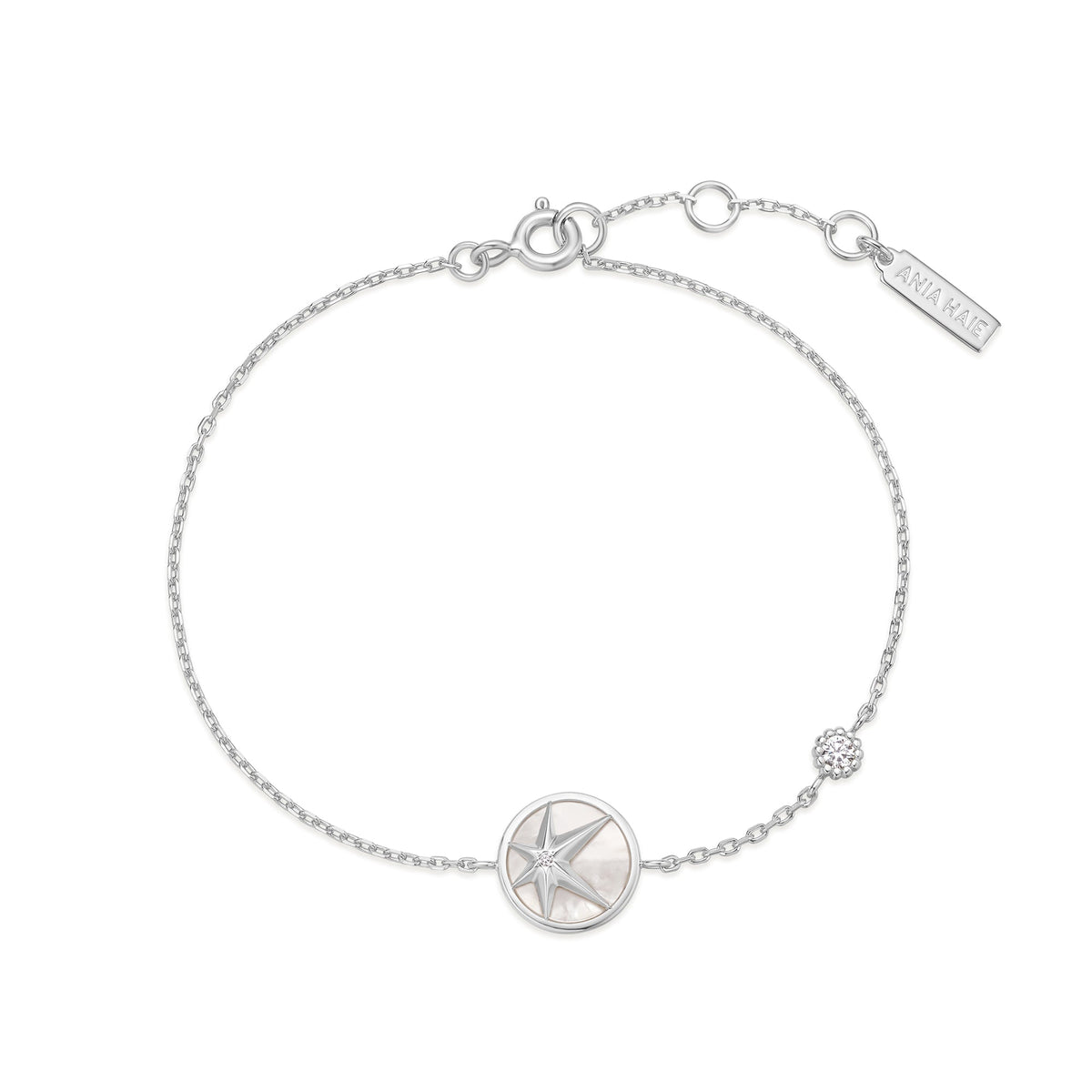 Silver Star Mother-of-Pearl Bracelet|B065-02H| Ania Haie Australia