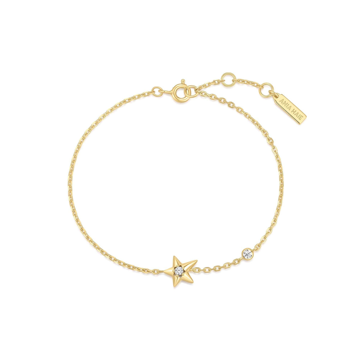 Gold Sparkling Star Bracelet|B066-04G| Ania Haie Australia