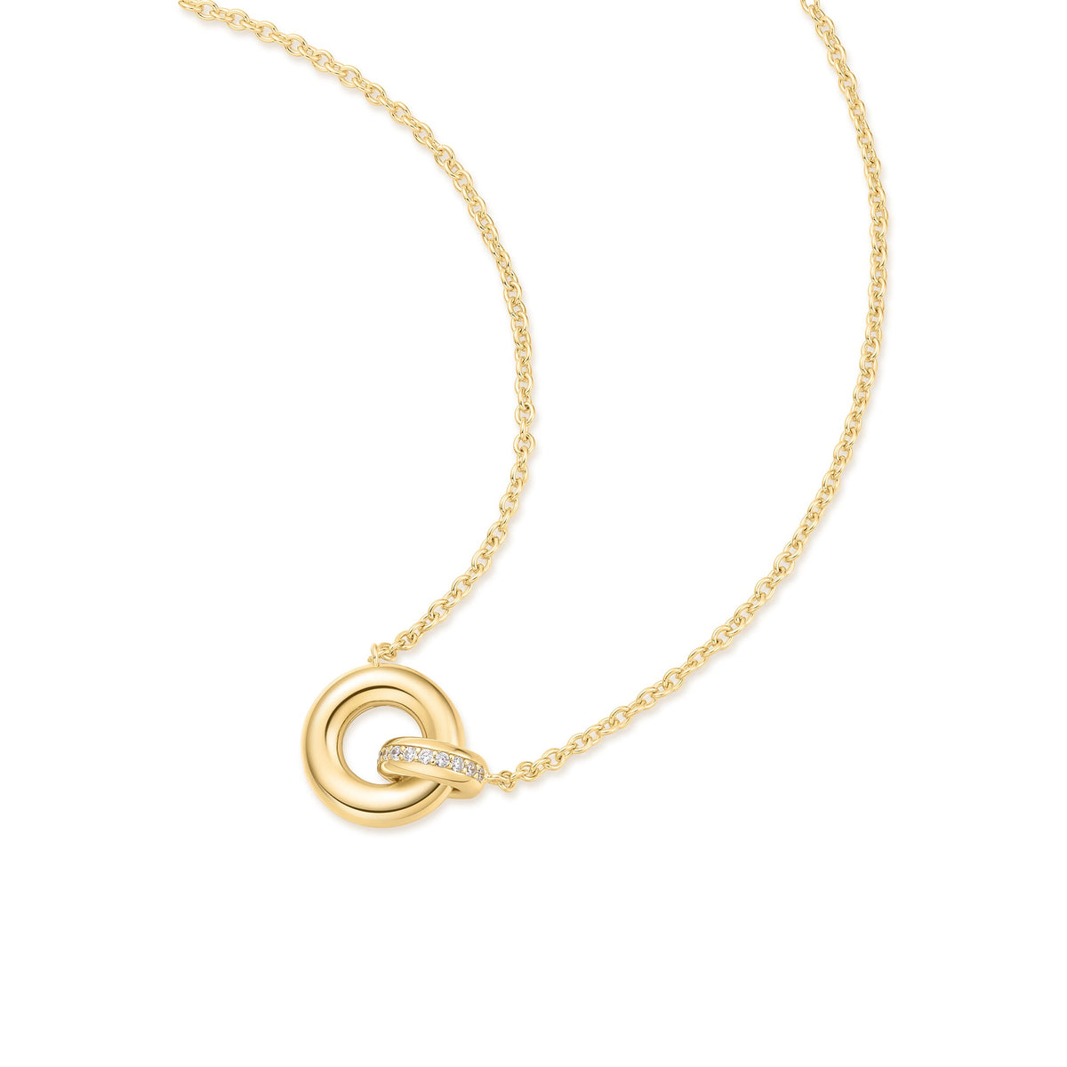 Gold Linked Necklace|N062-02G|Ania Haie Australia