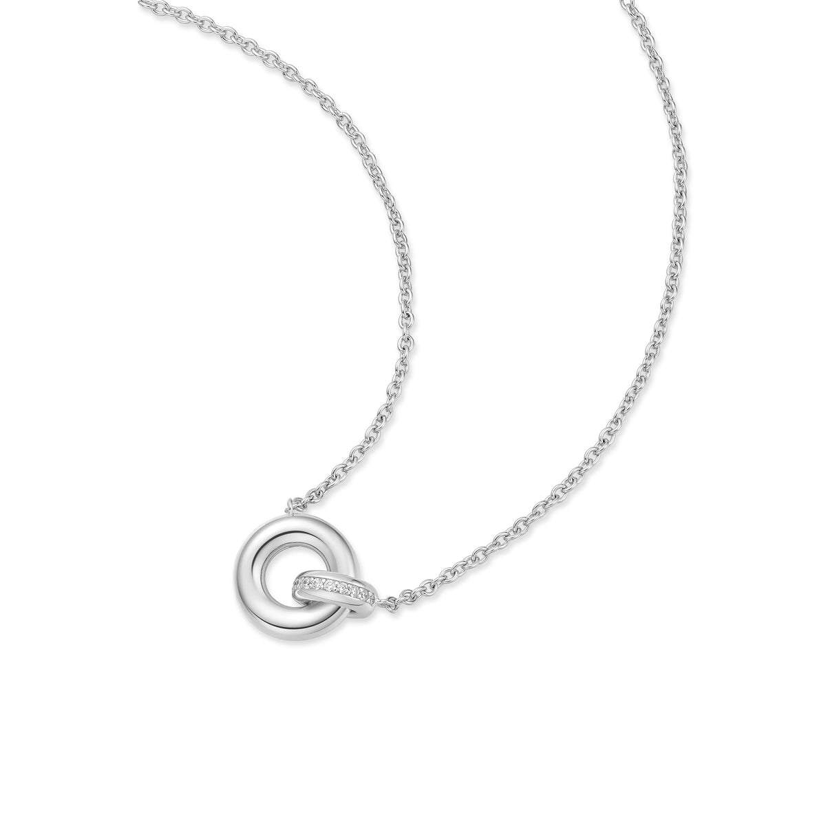 Silver Linked Necklace|N062-02H|Ania Haie Australia
