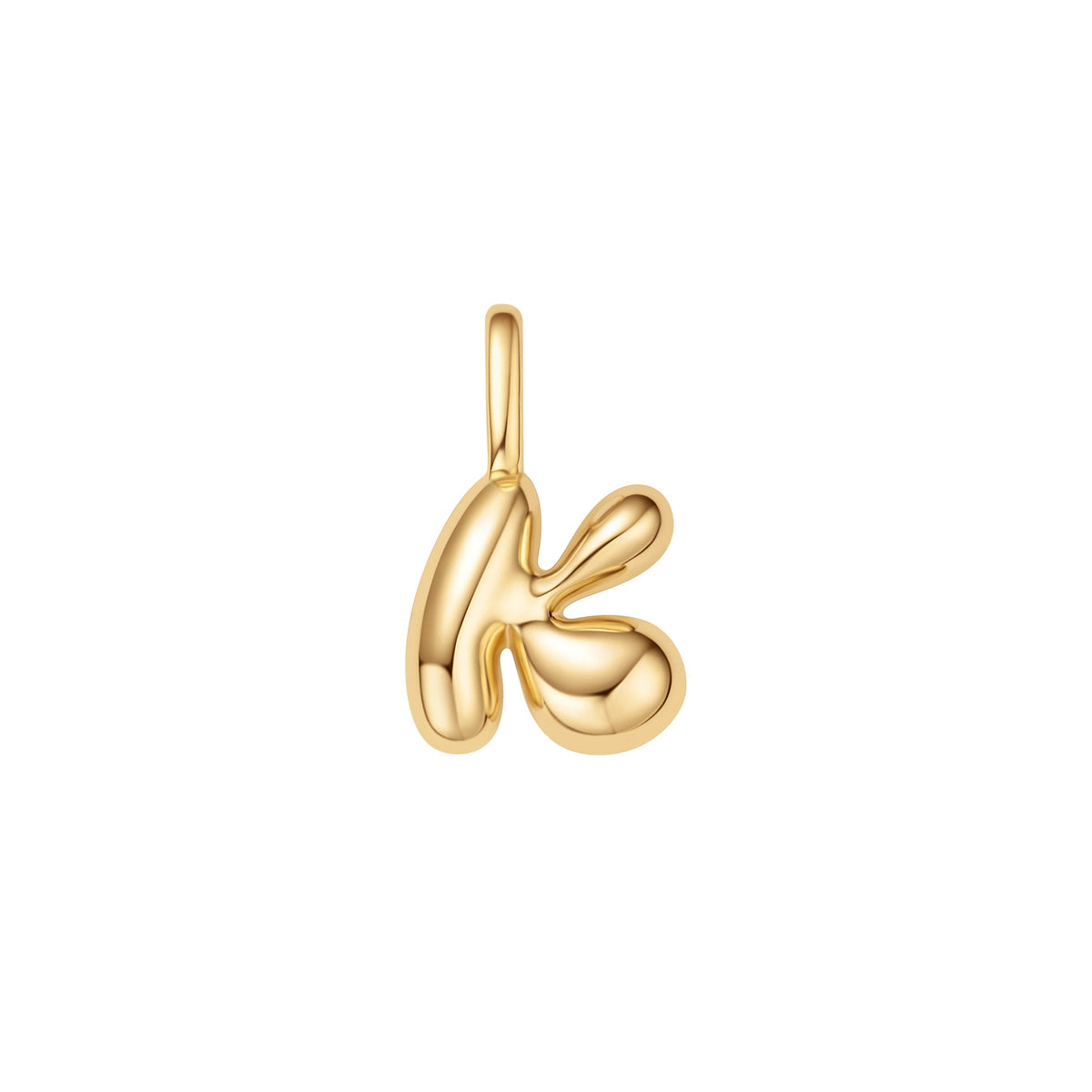 Gold K Letter Charm|NC060-28G| Ania Haie Australia