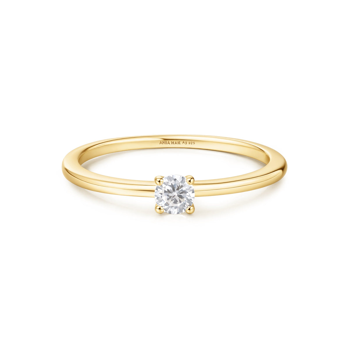 Gold Classic Slim Stacking Ring|R064-01G-54| Ania Haie Australia
