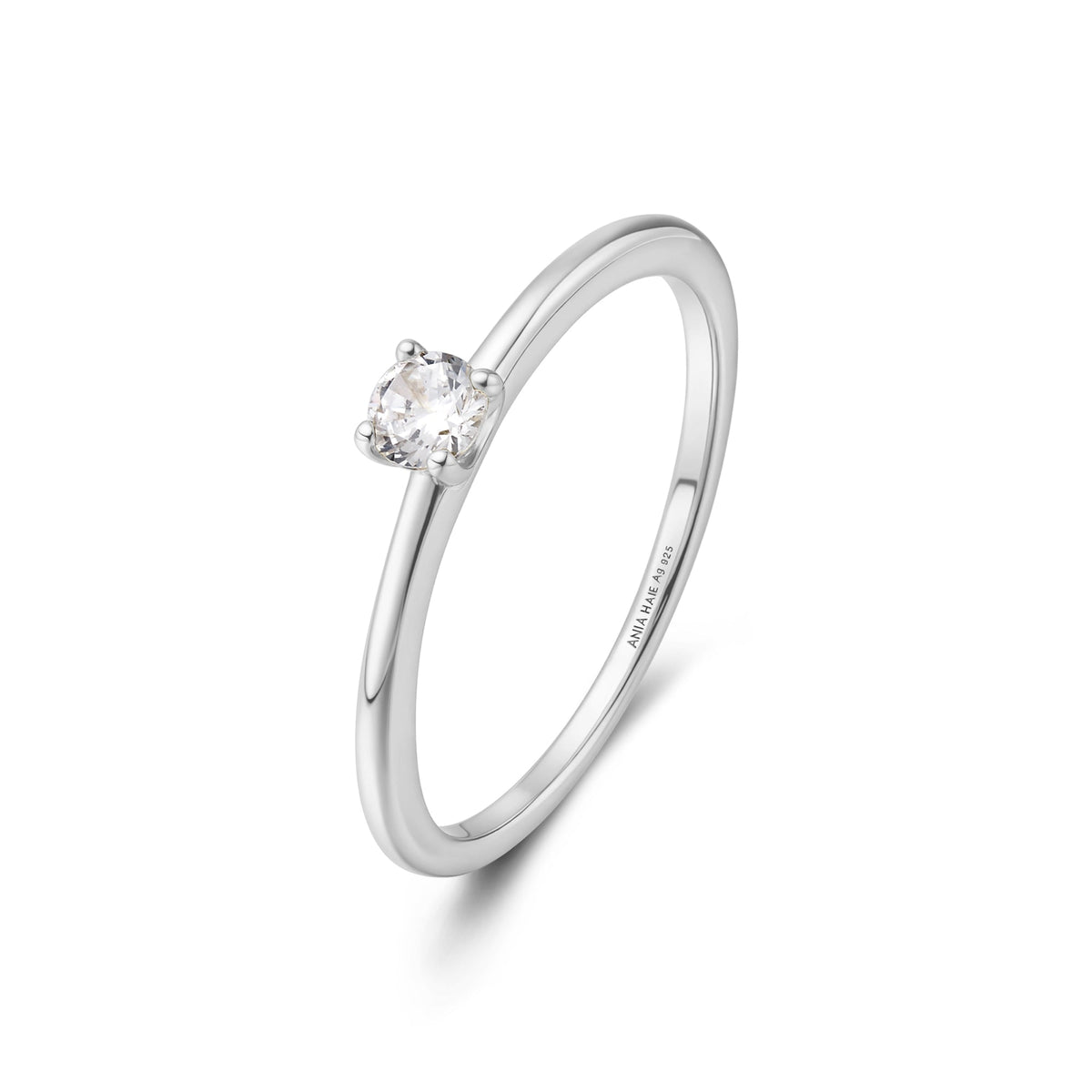 Silver Classic Slim Stacking Ring|R064-01H-54| Ania Haie Australia