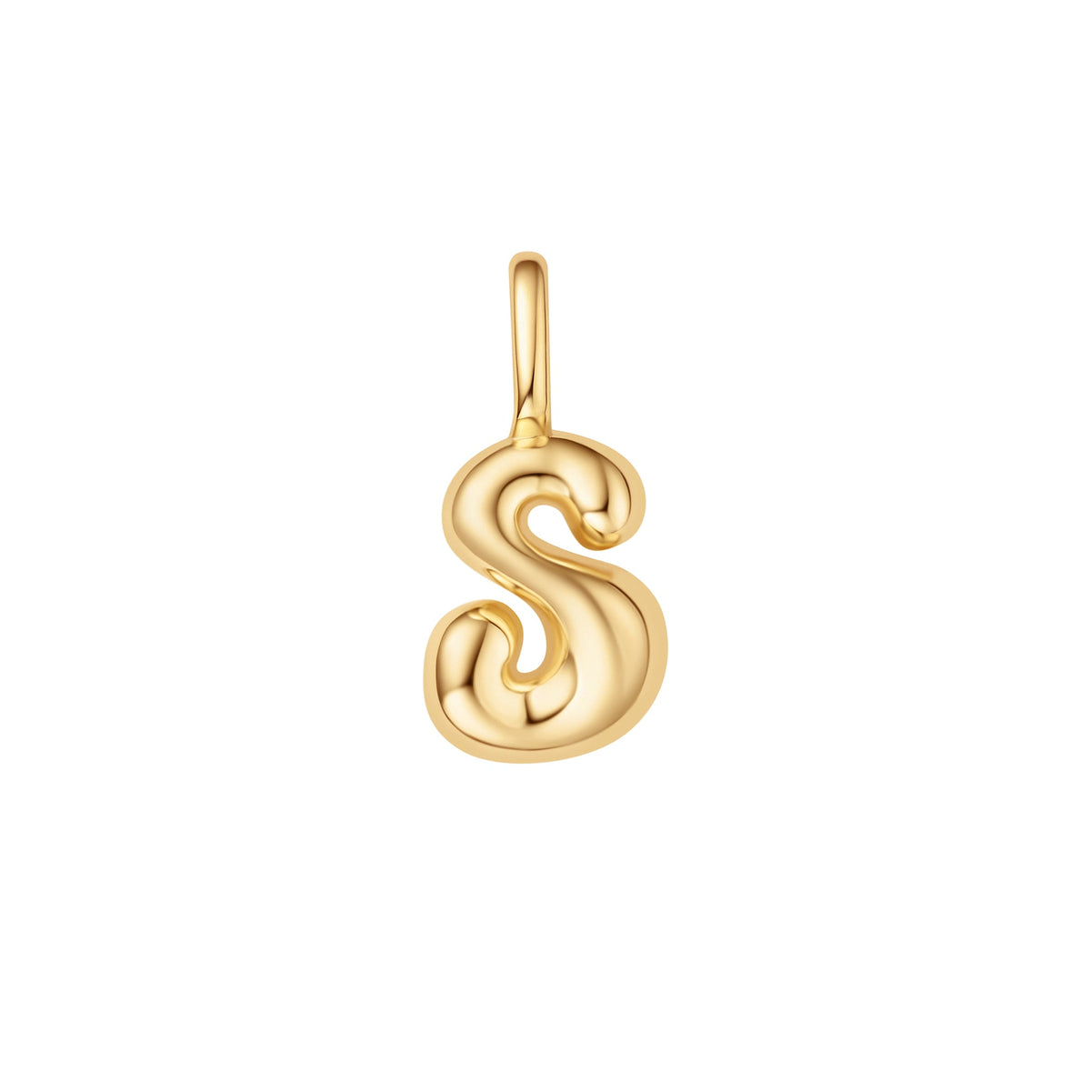 Gold S Letter Charm|NC060-34G| Ania Haie Australia
