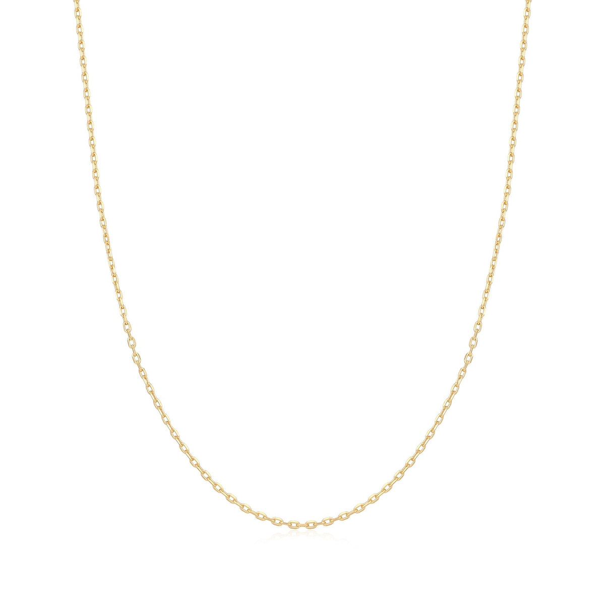 Gold Mini Link Charm Chain Necklace | N048-01G | Ania Haie Australia