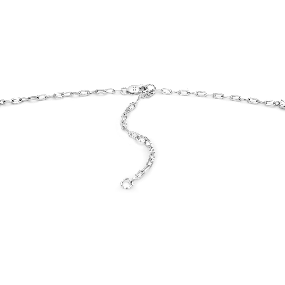 Silver Tiger Chain Charm Connector Necklace | N052-03H| Ania Haie Australia